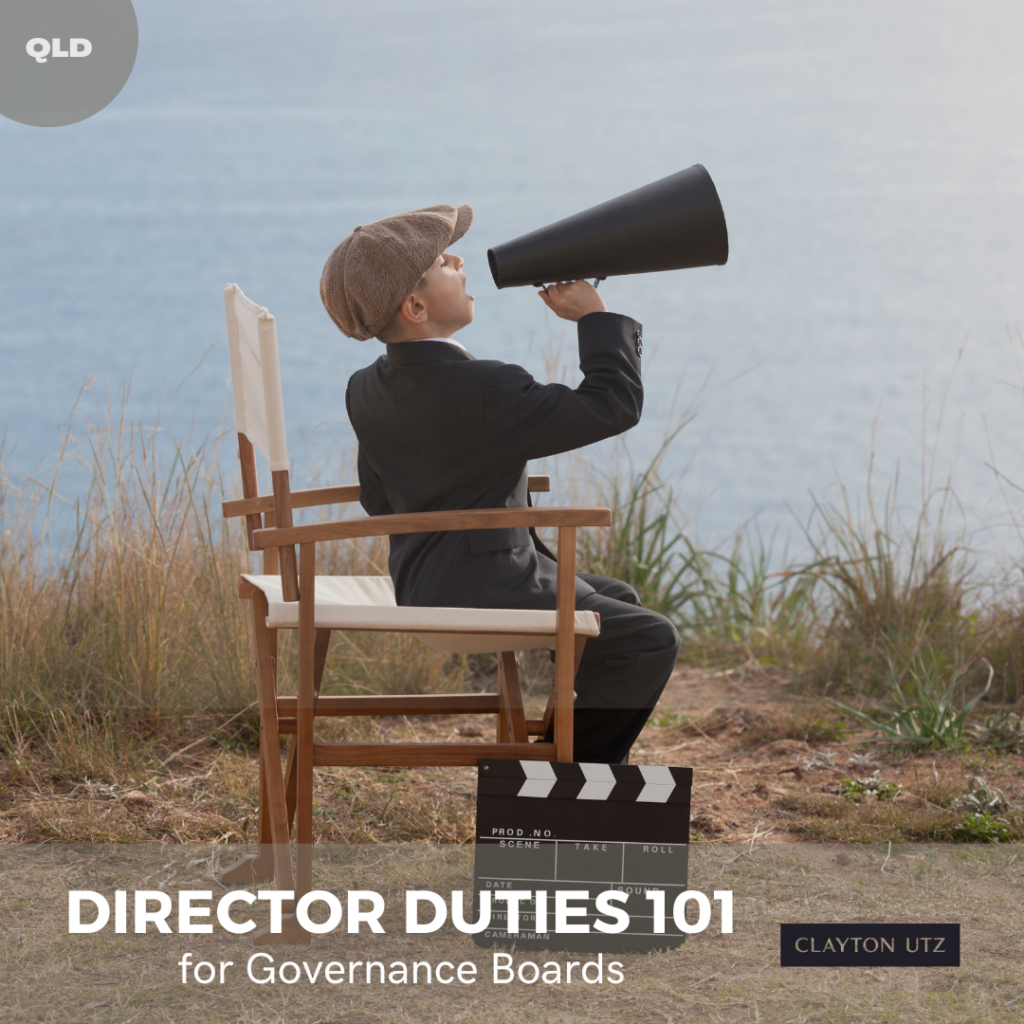 Director Duties 101 for Agriculture - Rountable event in Brisbane ...