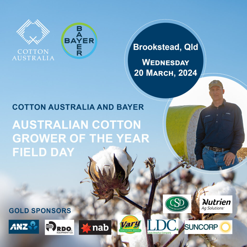 Cotton Australia and Bayer Australian Cotton Grower of the Year Field ...